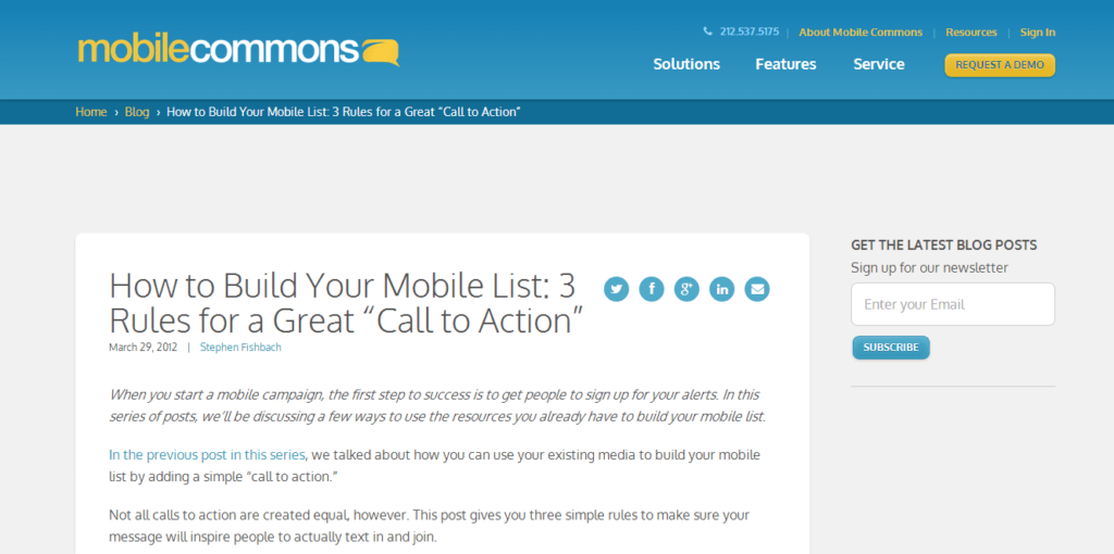 Perfect Examples of Good Calls to Action - Optimind Technology Solutions